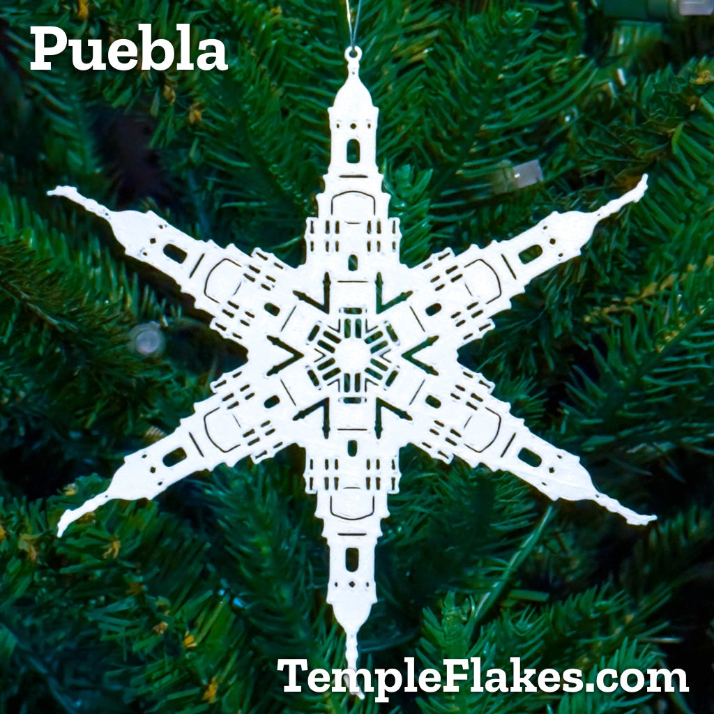 Puebla Mexico Temple Christmas Ornament – TempleFlakes